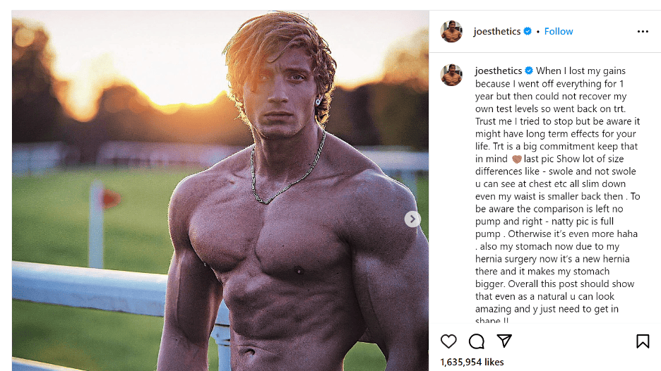 Bodybuilding influencer Joesthetics Dies from an Aneurysm at 30 ... Bodybuilding influencer Joesthetics Dies from an Aneurysm at 30 ...